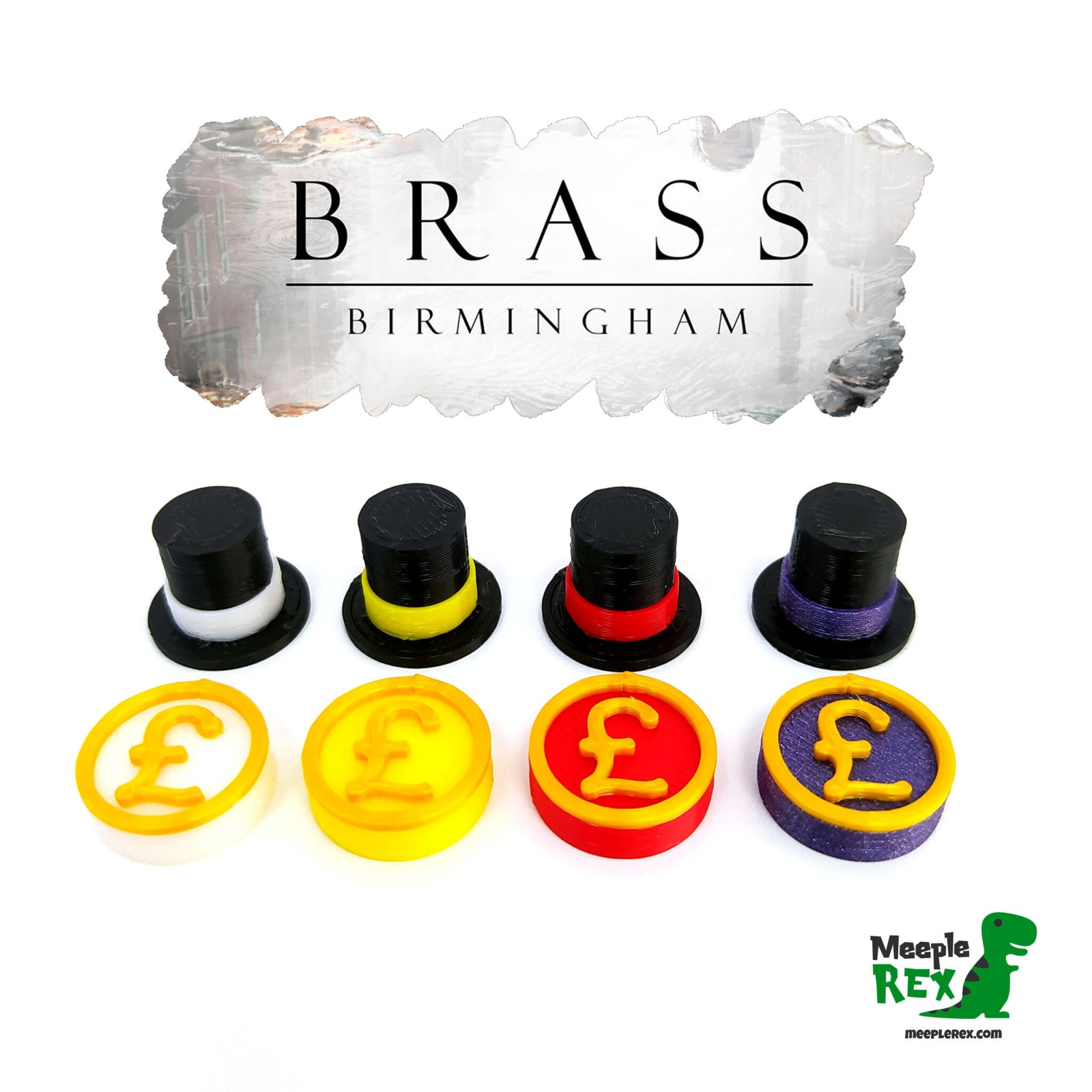 Tokens Brass básico - MeepleRex